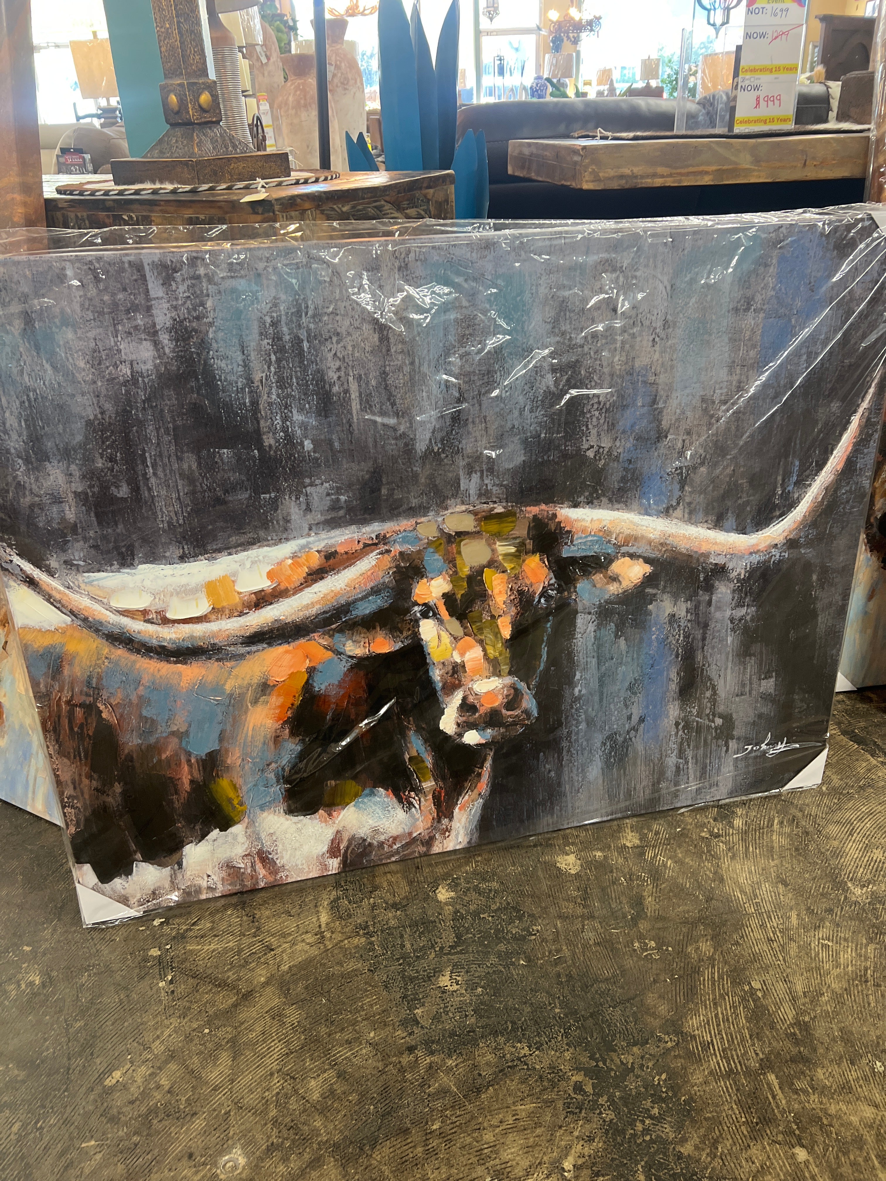 RB Longhorn Canvas RA00115 – Santa Fe Terra